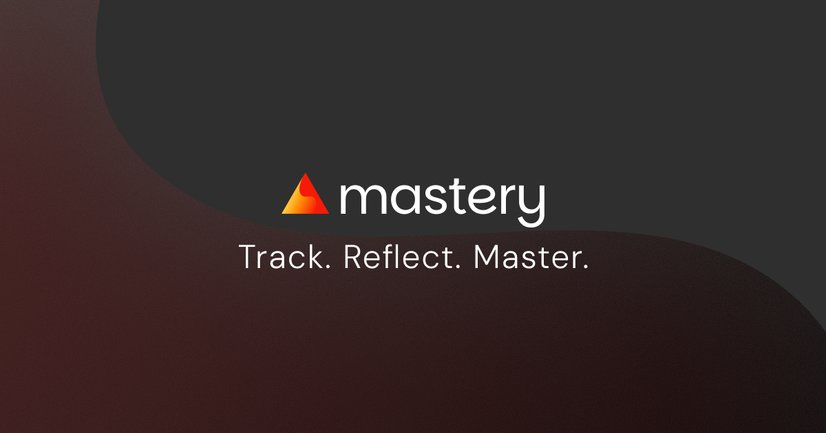 Mastery Skill Tracker | Track, Reflect, Master